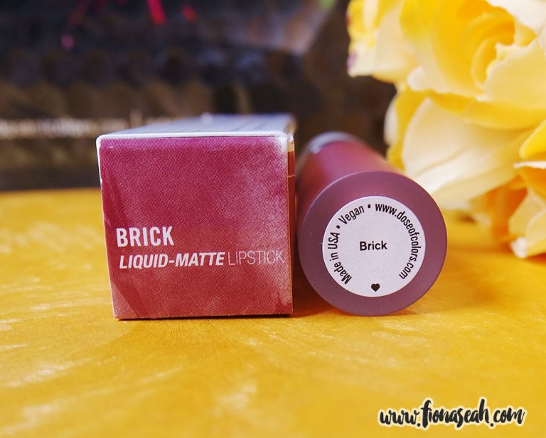 REVIEW: Dose of Colors Matte Liquid Lipsticks – Brick, Cork & Desert ...