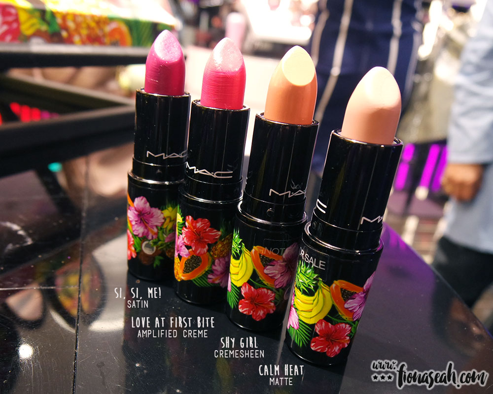 REVIEW: MAC Fruity Juicy Lipsticks – Love At First Bite & Si, Si, Me ...