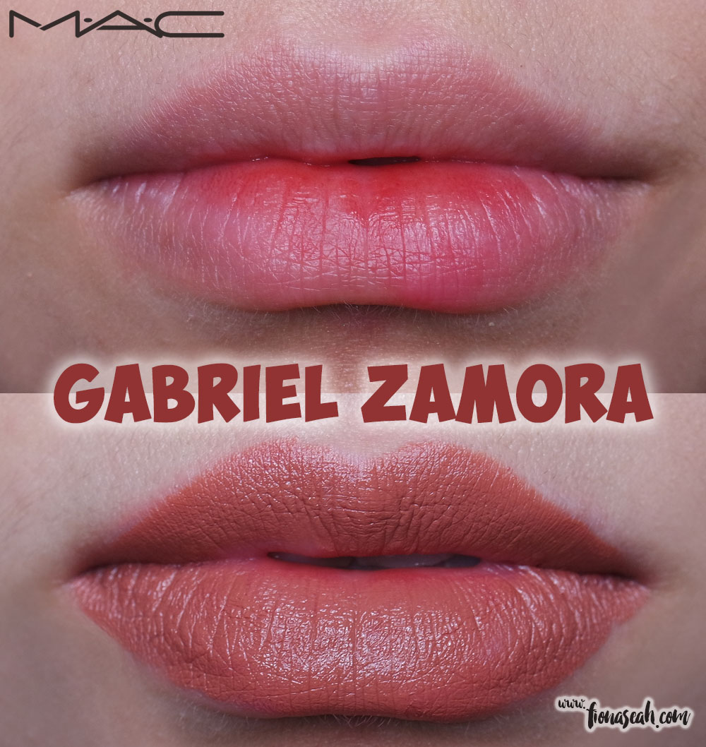 REVIEW: MAC x Gabriel Zamora Lipstick in Gabriel Zamora | fionaseah.com