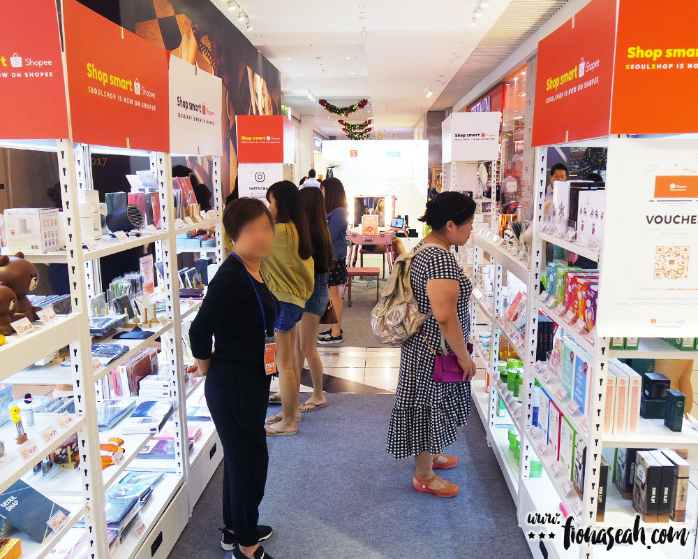 [SHOUT-OUT] Shopee × Seoul Shop Pop-Up Store @ Suntec City | fionaseah.com