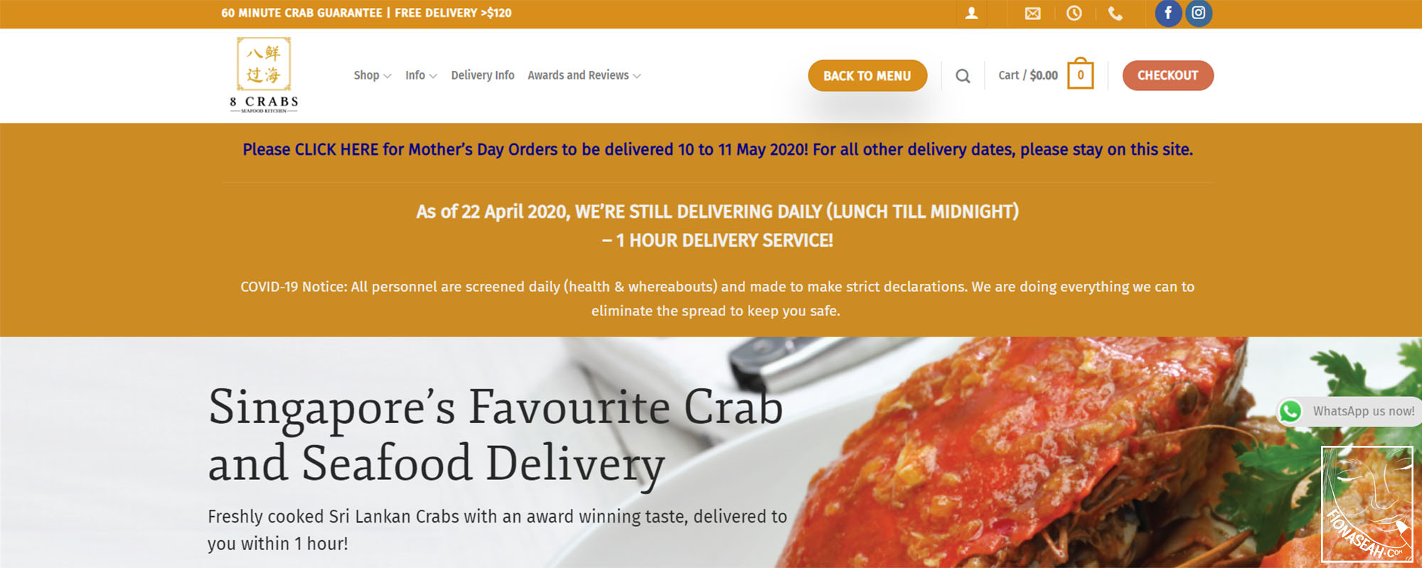 [FOOD DELIVERY] Freshly Cooked Seafood Delivered Right Up to Your ...